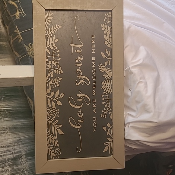 Wall Decor | Holy Spirit Wooden Decorative Sign | Poshmark